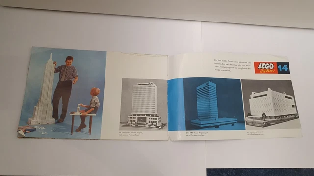 LEGO SYSTEM BOOKLET 50's 60's alt vintage 60er 1:87 rare classic ...