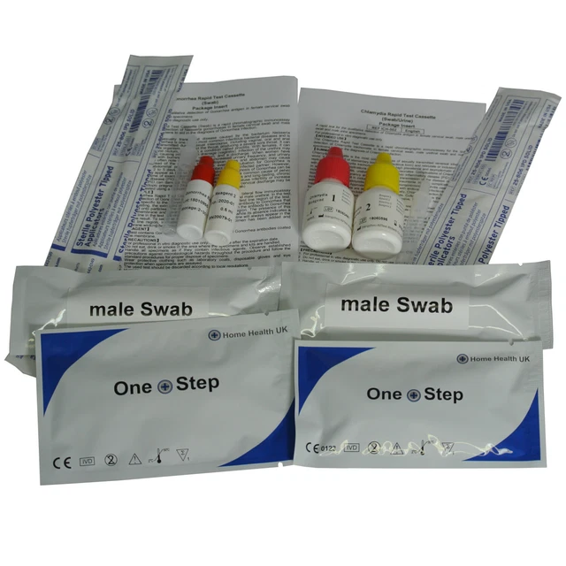 GP PROFESSIONAL CHLAMYDIA & Gonorrhea (Male & Female) Swab Tests STI ...