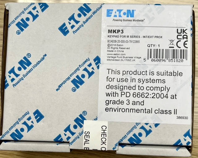 MKP3 MENVIER COOPER Eaton Remote Keypad For Menvier M series NEW SEALED ...