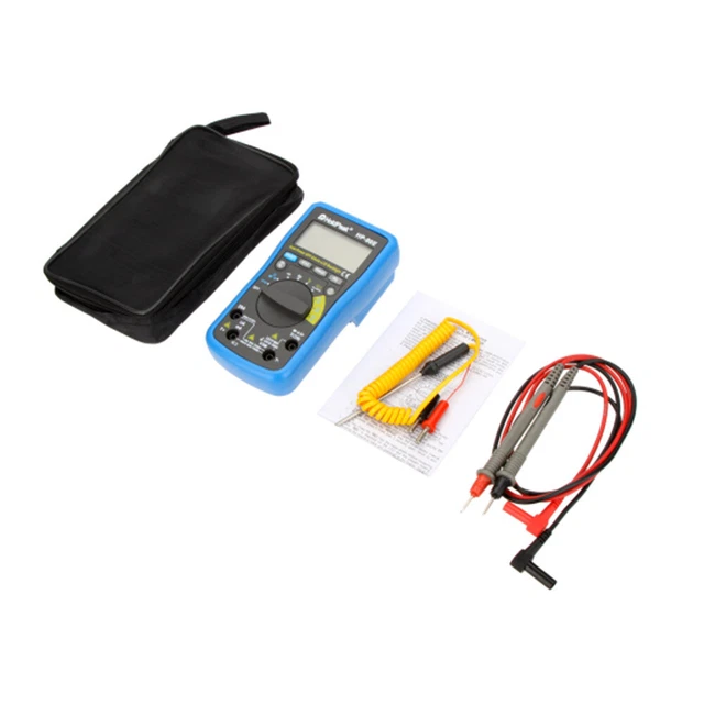 HP-90E DIGITAL MULTIMETER 1000V 20A 1.5V-12V Battery AC/DC Diode Meter ...