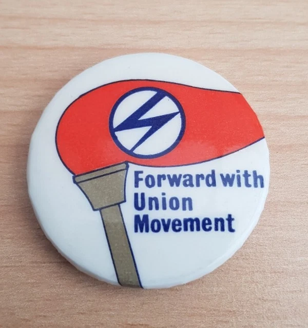 ORIGINAL BUF OSWALD Mosley Pin Back Badge £95.00 - PicClick UK