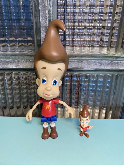 MATTEL NICKELODEON 2001 Jimmy Neutron 6” Figurine & Mini Figure 2002 £ ...