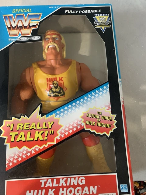 WWF TALKING HULK Hogan Hasbro 12 Inch Rare Vintage Figure WCW WWE With ...