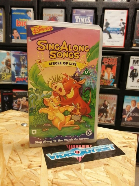 DISNEY SING ALONG Songs The Circle Of Life VHS Video Tape EUR 8,44 ...