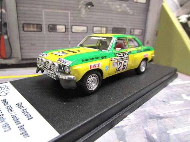 OPEL ASCONA A Rallye Breitbau RAC GB #26 Röhrl Berger 1973 dsn154 ...