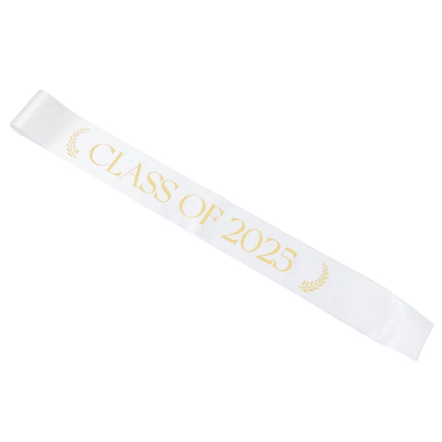 GRADUATION CLASS OF 2025 Sash Congrats Grad Fabric Stole Graduation ...