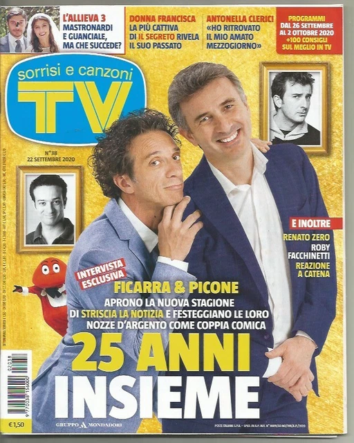RIVISTA SETTIMANALE-SORRISI E Canzoni Tv-N.38-22 Settembre 2020-Gruppo Mondadori EUR 2,00 ...