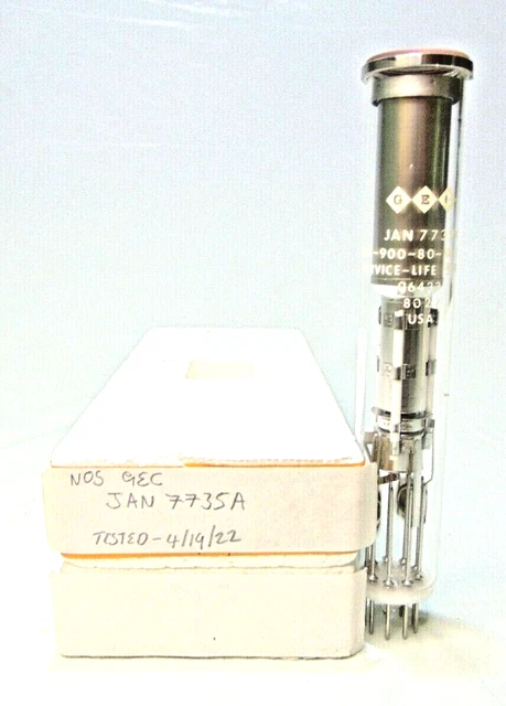 VIDEO CAMERA TUBE GEC JAN 7735A TV TESTED Re Packaged NOS £24.82 ...