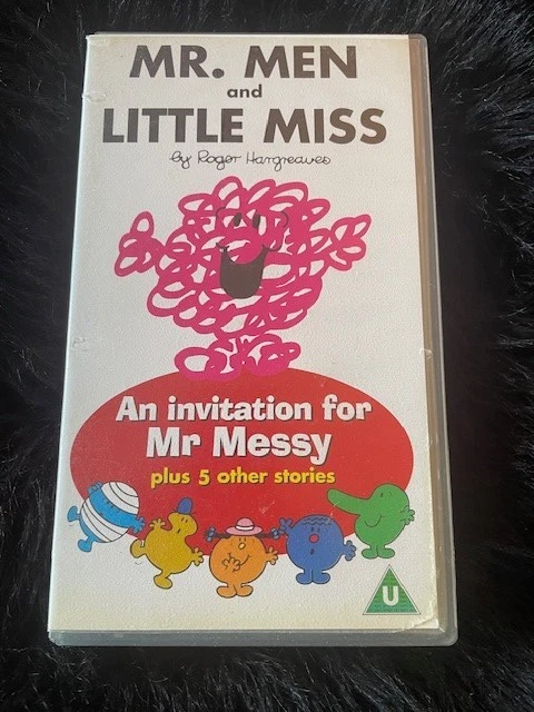MR MEN AND Little Miss Vhs Video An Invitation For Mr Messy Children’s ...