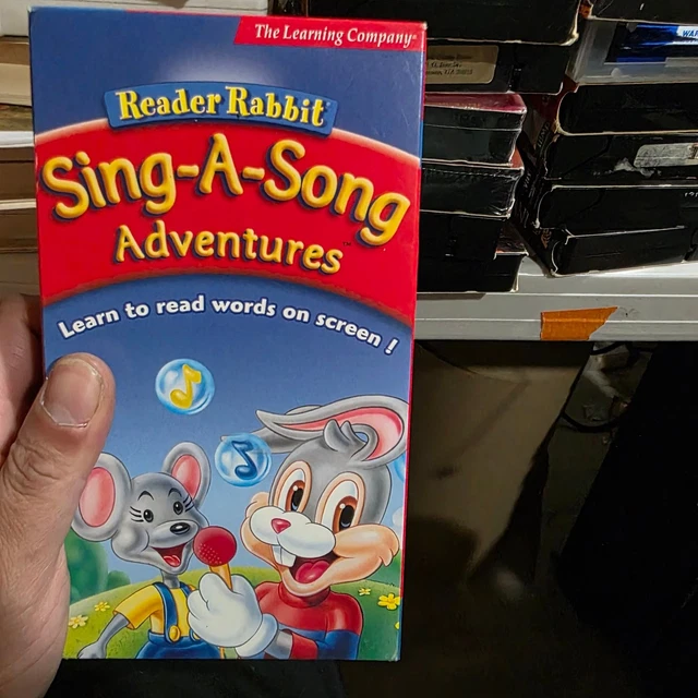 READER RABBIT SING-A-SONG Adventures VHS Educational Kids The Learning ...