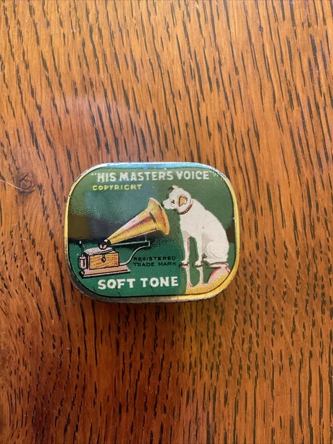 HIS MASTERS VOICE Gramophone Needles Tin Soft Tone With Needles EUR 10 ...