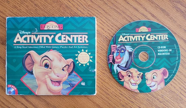 DISNEY'S ACTIVITY CENTER The Lion King PC Game Software $29.99 ...