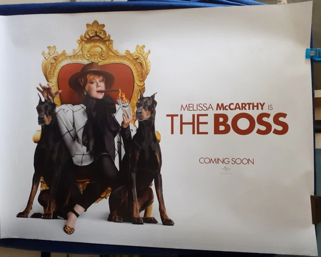 THE BOSS MELISSA McCARTHY ORIGINAL QUAD ORIGINAL POSTER £7.99 - PicClick UK