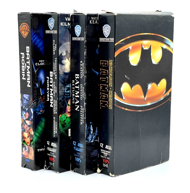 BATMAN VHS TAPES Lot Of 4 Batman and Batman Forever Returns Robin £22. ...