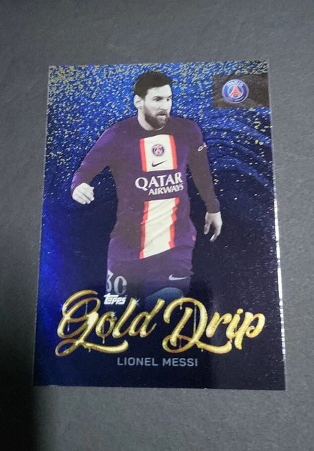 LIONEL MESSI GOLD Drip team Set PSG 2023 Topps 067/150 EUR 15,00 ...
