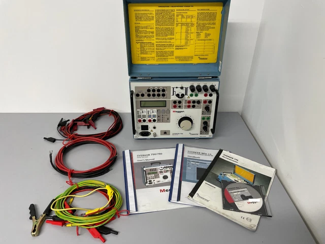 MEGGER PROGRAMMA SVERKER 750 Relais Prüfgerät Relay Test Set EUR 4.600 ...