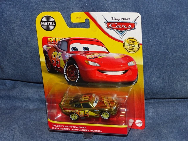 VOITURE DISNEY PIXAR Cars 3 Golden Rust Eze Lightning Mcqueen Or ...