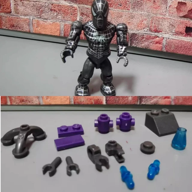 MEGA BLOKS MARVEL The Avengers Spider-Man Building Blocks Figure Model ...