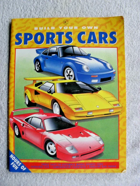 RED FERRARI F40 Build Your Own Sports Cars Paper Card Model book £11.45 ...