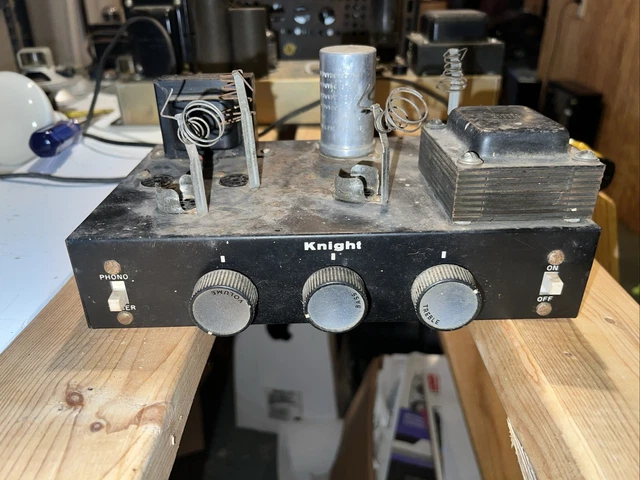 1950’S KNIGHT KIT 12 Watt HiFi Mono EL84 Tube Amp For Parts Or ...