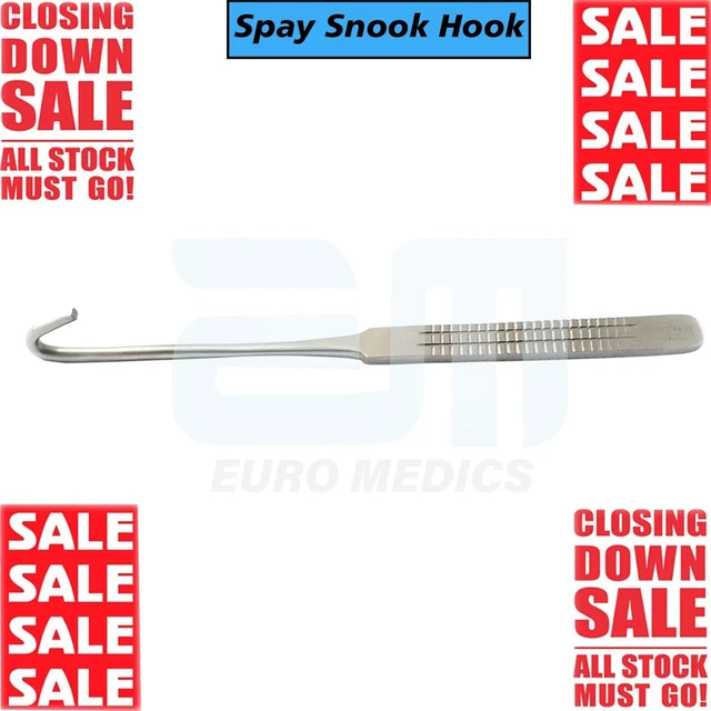 SPAY SNOOK HOOK Animal Ovaries Removal Hook Dental Surgical Instruments ...