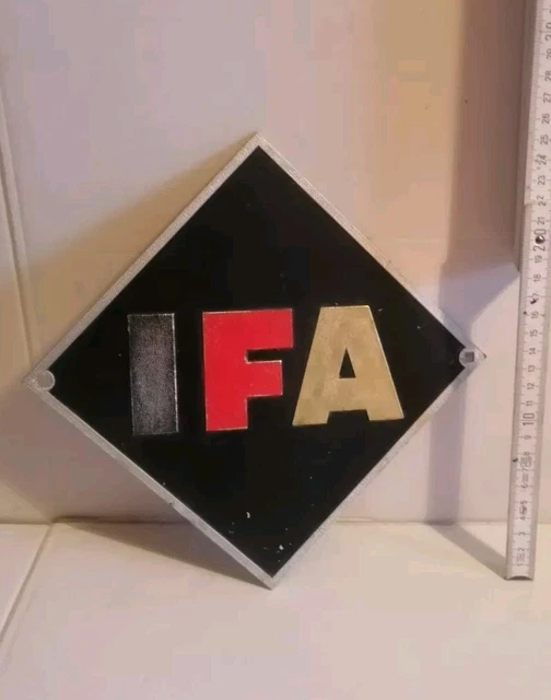 DDR IFA LOGO Blech Schild LKW W50 L60 Reklame Werbemittel MZ Simson ...