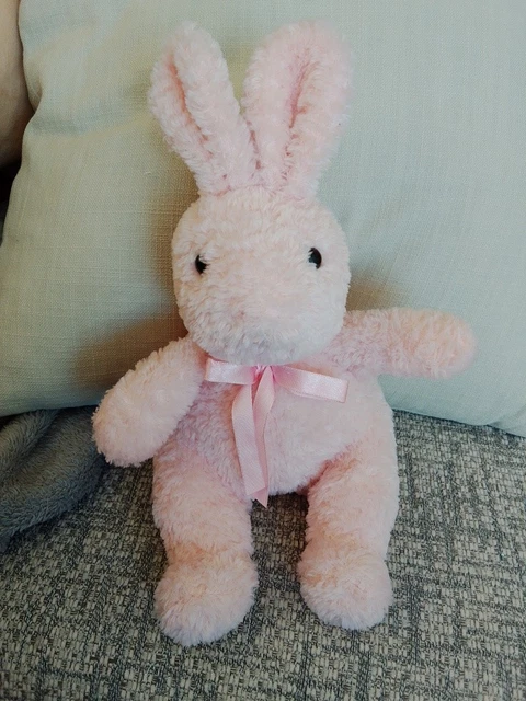 VINTAGE TESCO 2001 Pink Bunny Rabbit Soft Toy Plush. Hug Comforter £23. ...