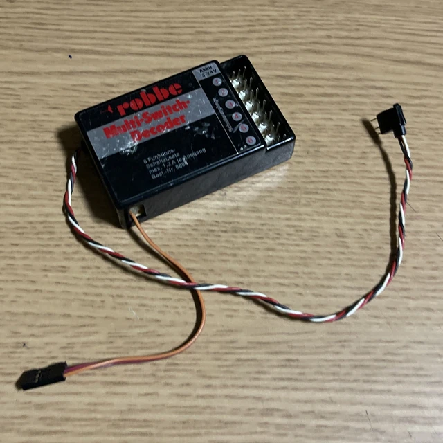 RC MODELLBAU ROBBE Multi-Switch-Decoder - ungeprüft - robbe 8884 - EUR ...