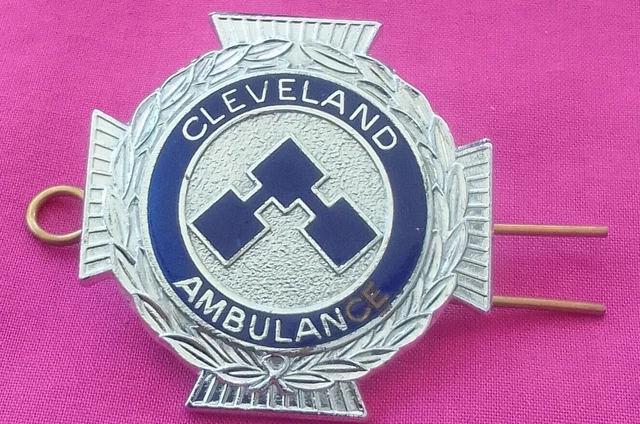NURSING. CLEVELAND AMBULANCE Cap badge. Immaculate & FREE POST £19.70 ...