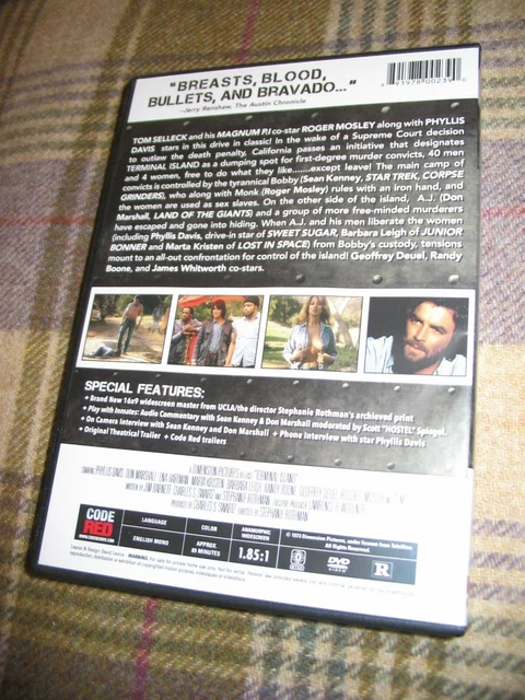 TERMINAL ISLAND DVD - CODE RED, Tom Selleck, Roger E. Mosley, nudity ...