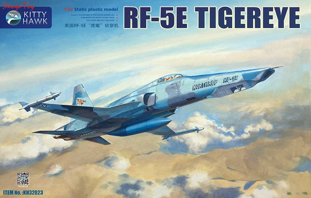 KITTY HAWK 1/32 RF-5E Tigereye Model Kit £96.99 - PicClick UK