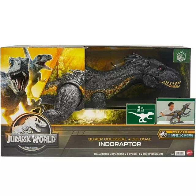 JURASSIC WORLD SUPER Colossal Indoraptor Dino Tracker Dinosaur Action ...