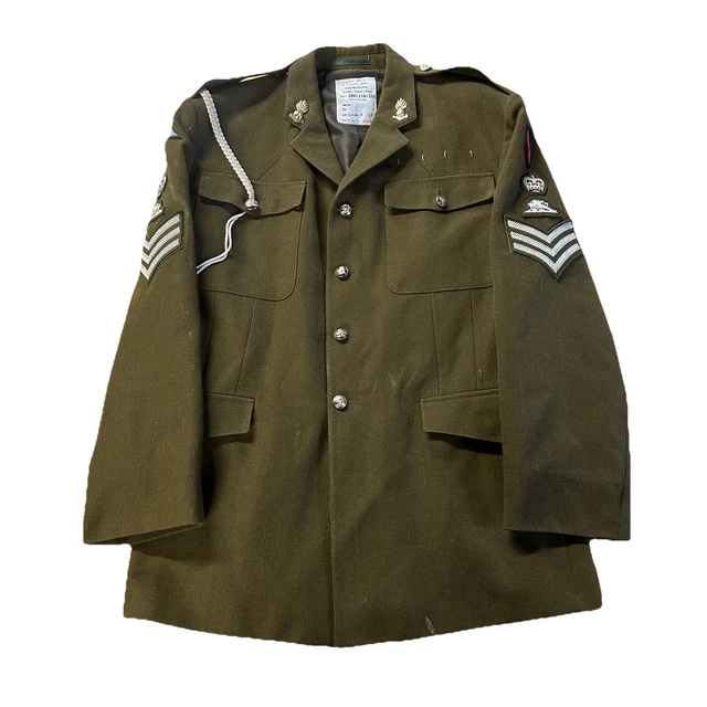 VINTAGE BRITISH ARMY Sergeants No.2 Dress Uniform MILITARY - 180 / 116 ...