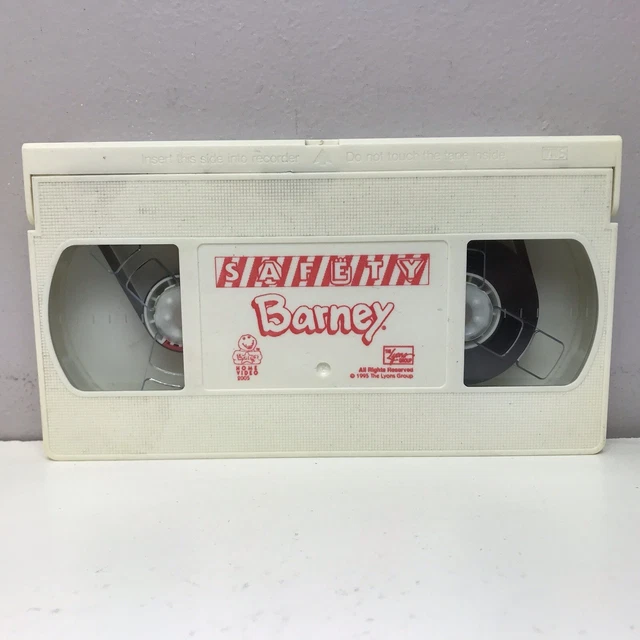 BARNEY & FRIENDS Safety VHS Video Tape Only VTG Kids Sing Along Songs ...