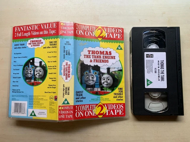 THOMAS THE TANK Engine & Friends - Ghost Train & Time For Trouble - Vhs ...