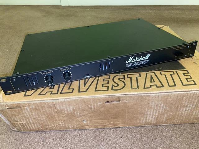 MARSHALL VALVESTATE STEREO Rack power amp 8008 - Spares Or Repair £53. ...