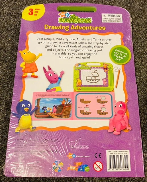 NICK JR. BACKYARDIGANS Drawing Adventures Magnetic Drawing Kit ...