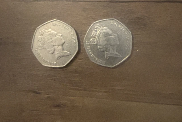 2 VERY RARE 1997 britannia 50p coin £312.68 - PicClick UK