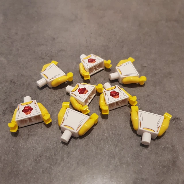 LEGO MINIFIGURE TORSO Assembly 973pb3335c01 White x8 p.(LOTp 6100) EUR ...