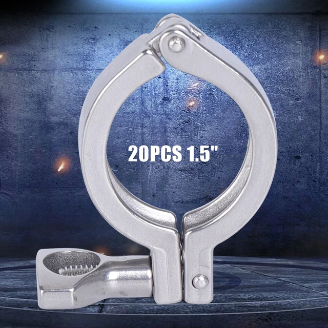 1.5& SANITARY FASTENER Tri Clamp Quick-Loading Stainless For 50.5 MM OD ...