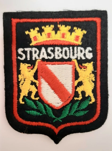 PARCHE ESCUDO PATCH Badge Ecusson Blason Strasburgo Strasbourg (Francia ...