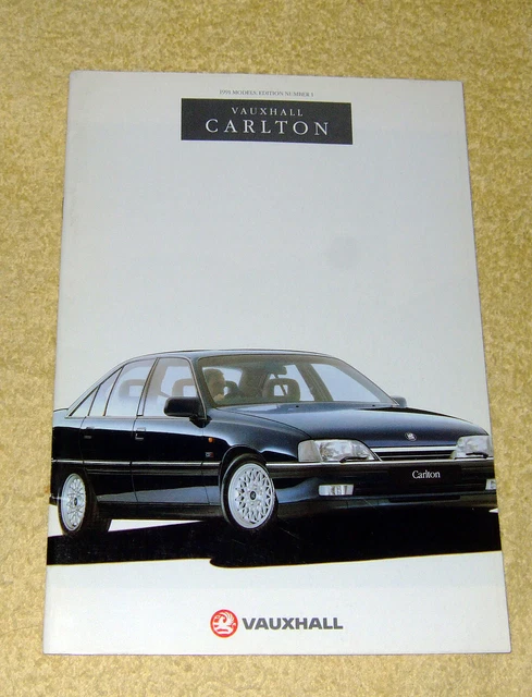 VAUXHALL CARLTON MK3 Range Brochure 1991 No1 inc L, GL, CD, CDX, GSi ...