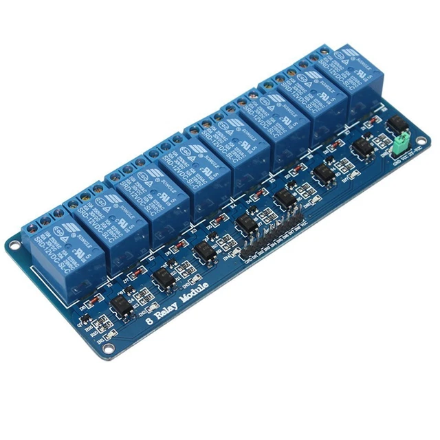 8 CHANNEL DC 5V Relay Module for Arduino Raspberry Pi DSP AVR PIC ARM ...
