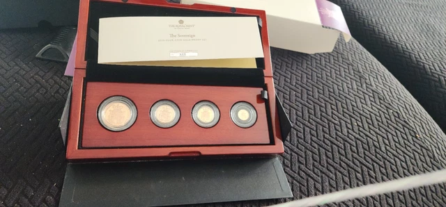 THE SOVEREIGN 2025 FOUR COIN GOLD PROOF SET £4,336.72 - PicClick UK