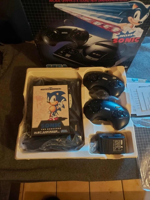 SEGA MEGA DRIVE Pack de Console et Sonic The Hedgehog - Noire (HAA-2510 ...