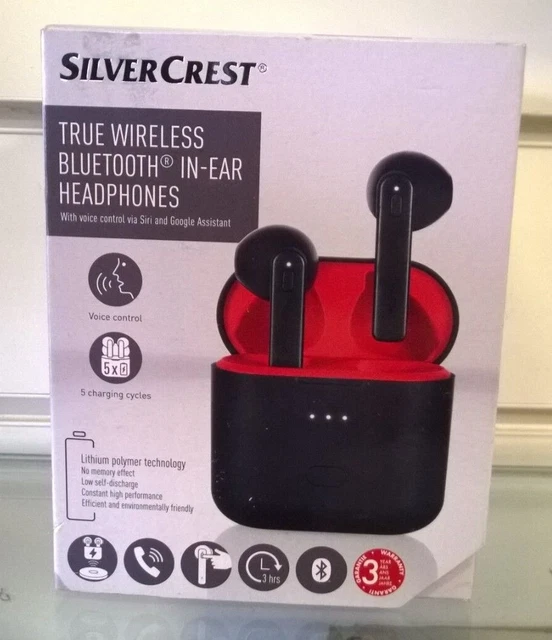 SILVERCREST TRUE WIRELESS Bluetooth(R) In-Ear Headphones £19.00 ...