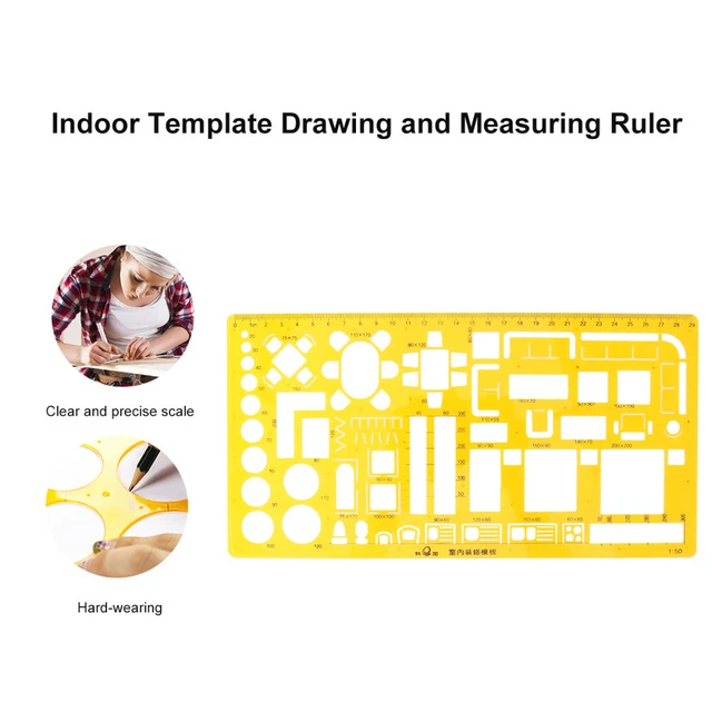 CONSTRUCTION TEMPLATES RULERS Architect Drawing Template Landscape ...