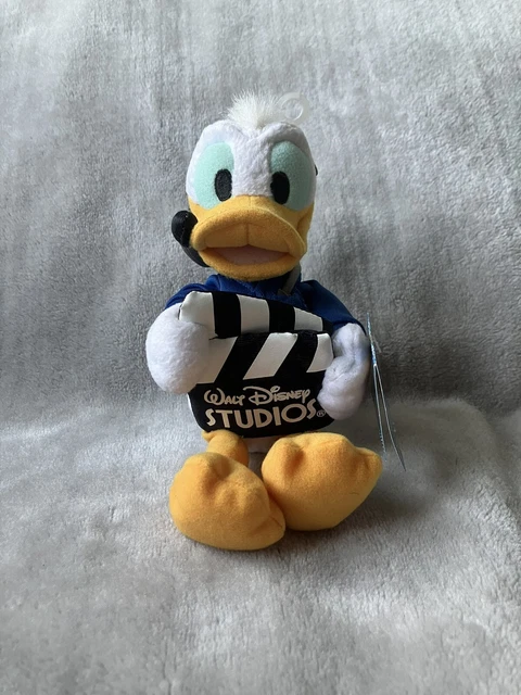 DISNEYLAND PARIS WALT Disney Studios Director Donald Duck Soft Plush ...