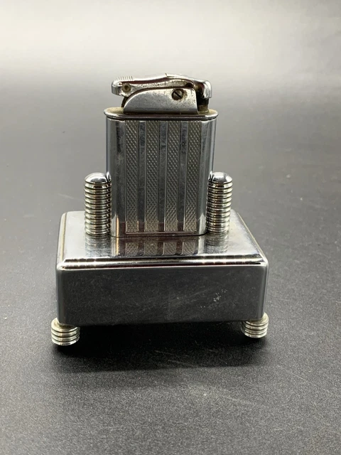 ANCIEN BRIQUET TABLE Myon Autolux Boite Musique Diva Vintage Old ...