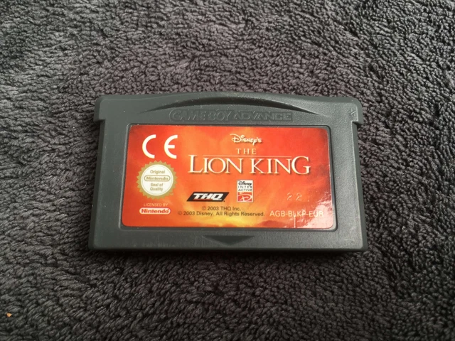NINTENDO GAME BOY Advance Disney's the Lion King EUR Trés Bon état EUR ...